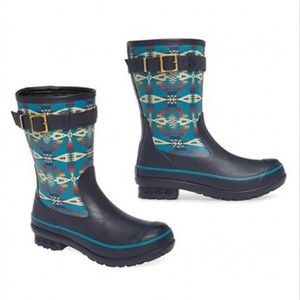 Pendleton | Shoes | Pendleton Heritage Tucson Short Rain Boot Turquoise ...